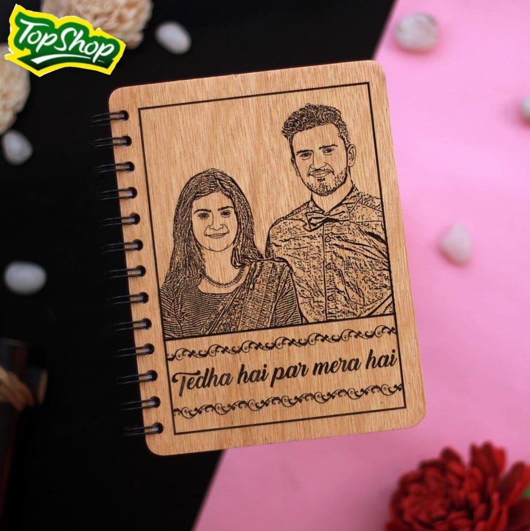 Personalized Wooden Photo Diary – IME COLLECTION